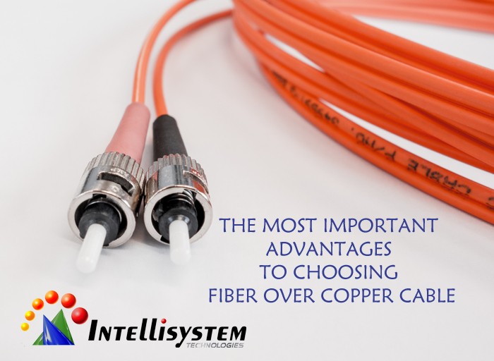 The most important advantages to choosing fiber over copper cable